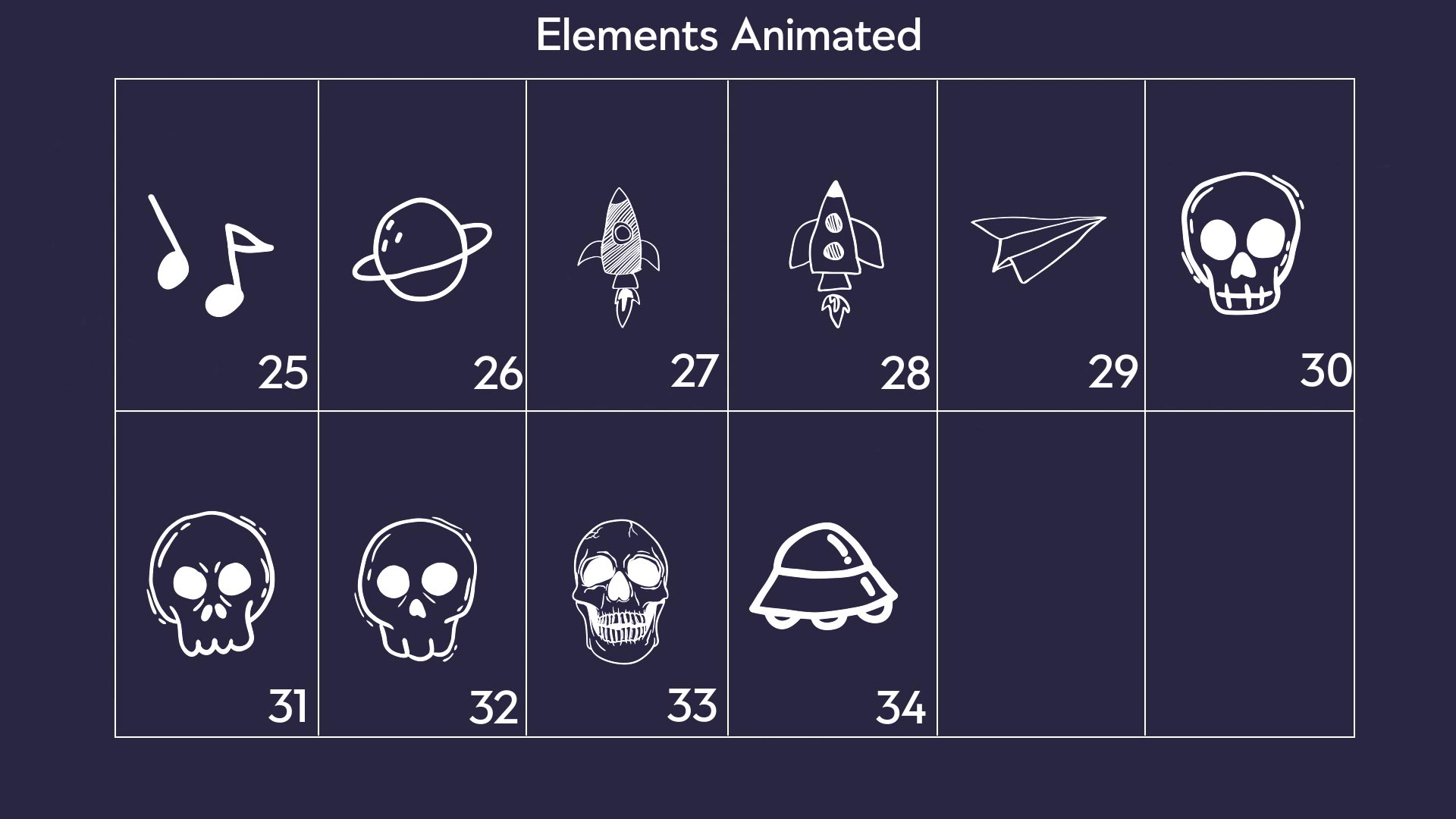 Elements Animated Stickers - Yalla Studio